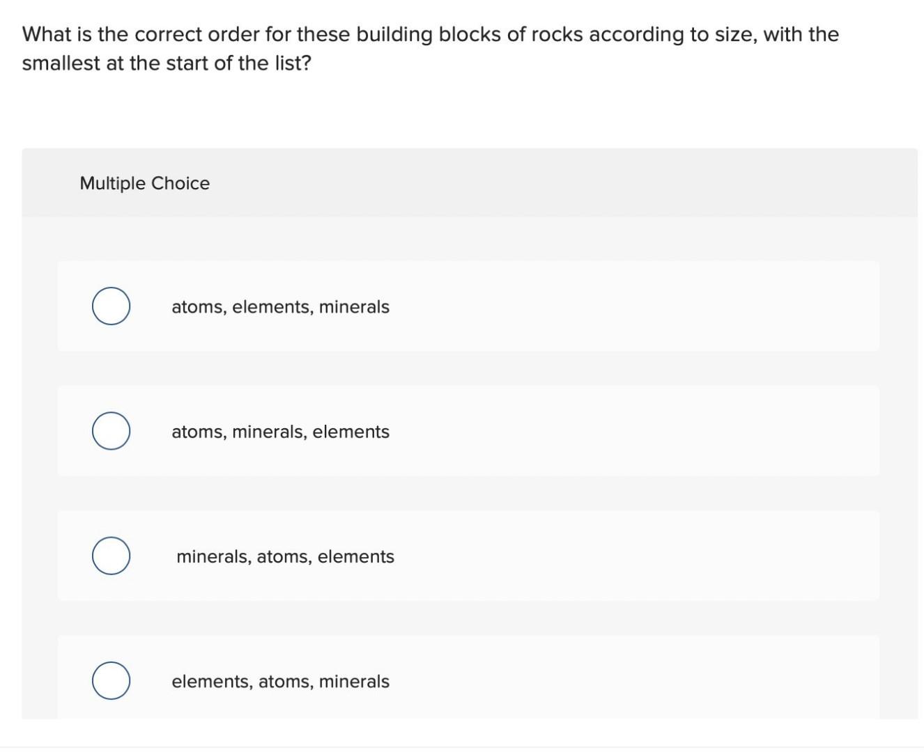Solved What is the correct order for these building blocks | Chegg.com