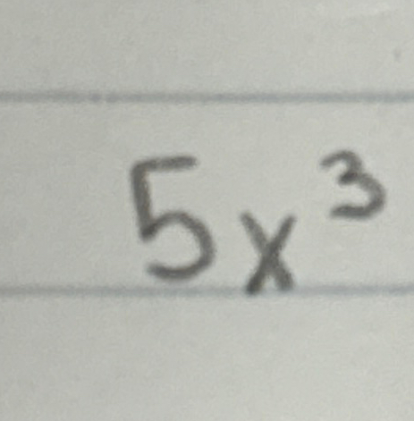 Solved 5x3What is the derivative | Chegg.com