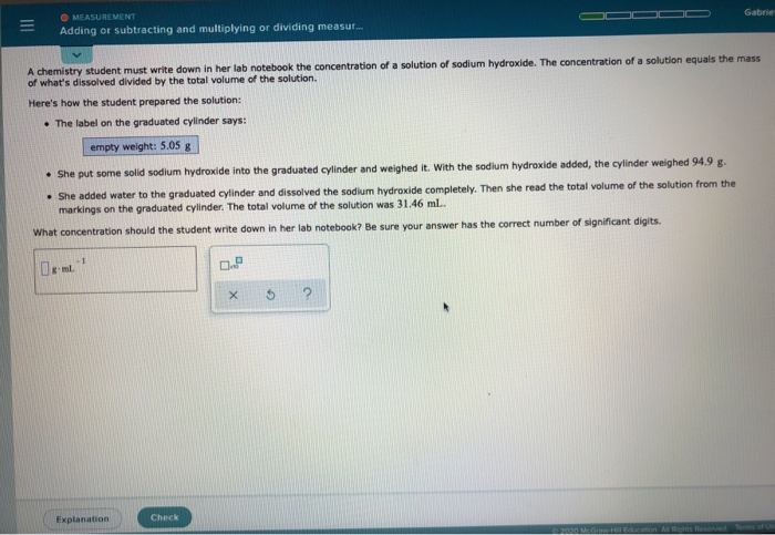 Solved MEASUREMENT Adding or subtracting and multiplying or | Chegg.com