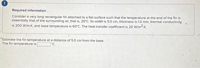 Solved Required information Consider a very long rectangular | Chegg.com