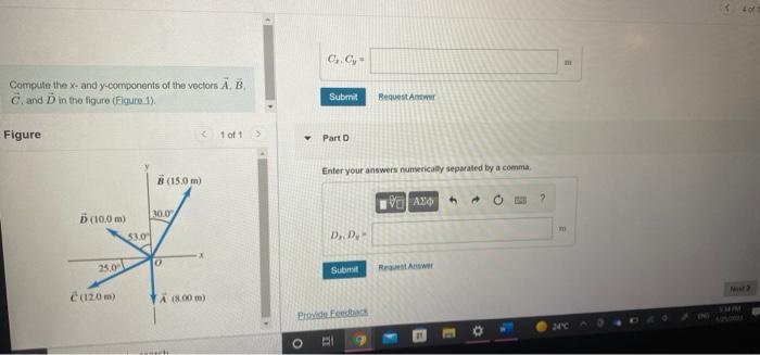 Solved Exercise 1.28 50 A, 290 m. A, --180 m Let the angle | Chegg.com