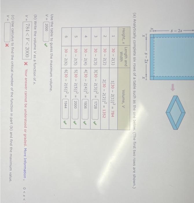 Solved (a) Analytically complete six rows of a table such as | Chegg.com