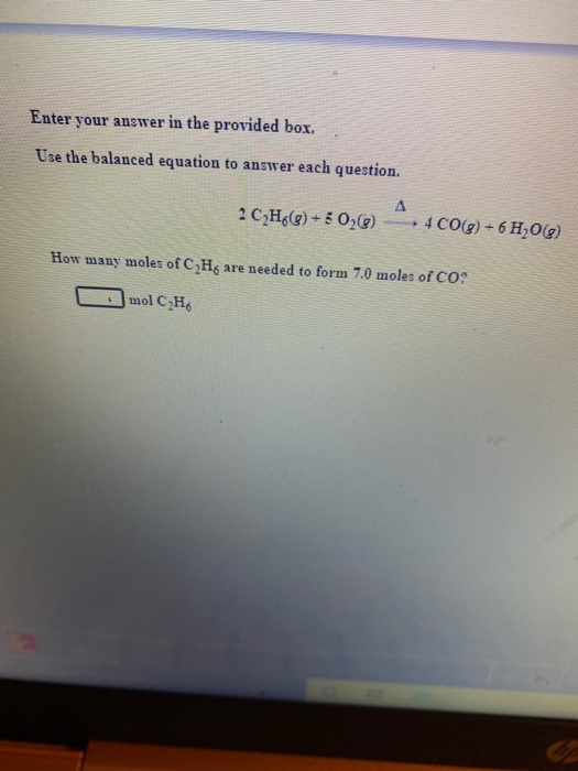 Solved Enter your answer in the provided box. Use the | Chegg.com