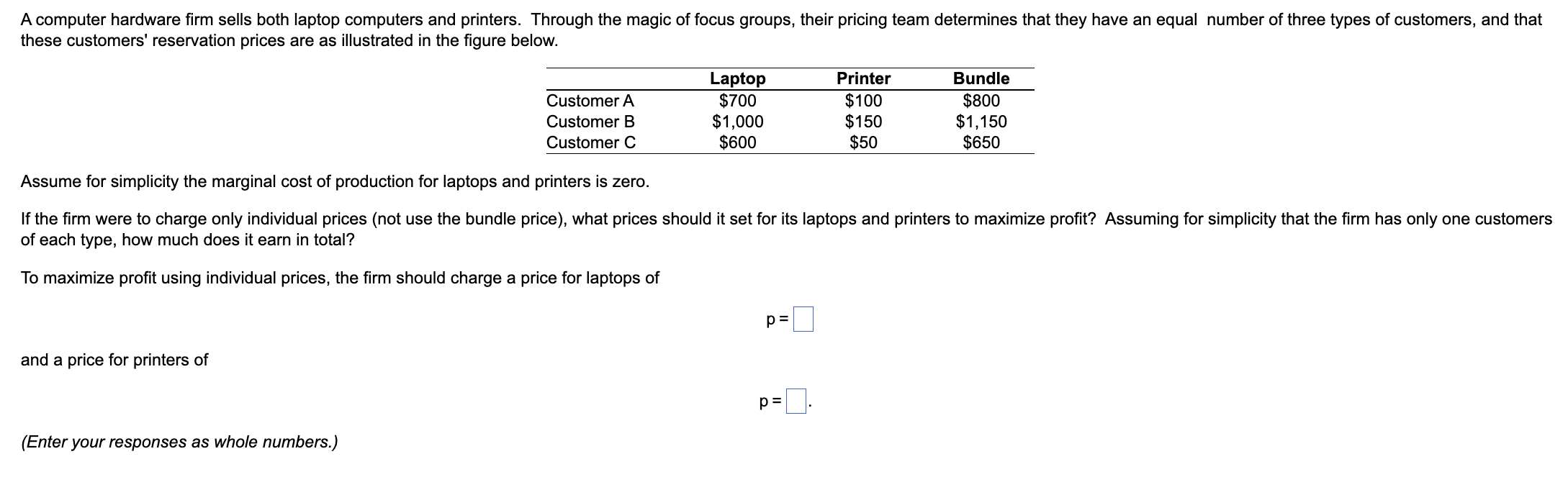 Solved by an EXPERT A computer hardware firm sells both laptop computers | Chegg.com
