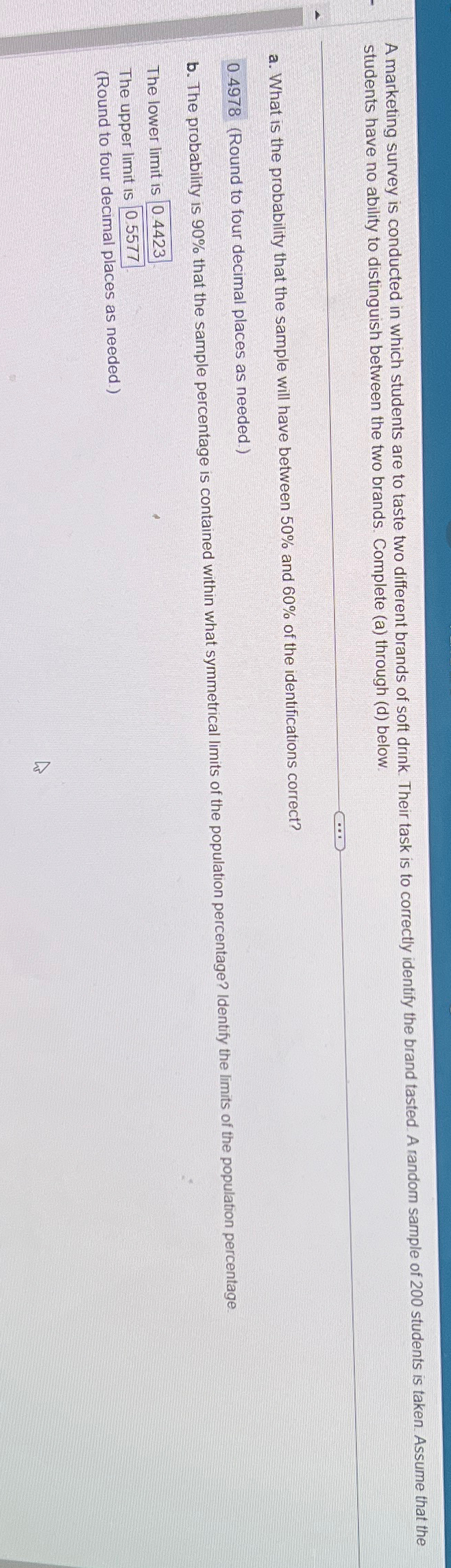Solved students have no ability to distinguish between the | Chegg.com