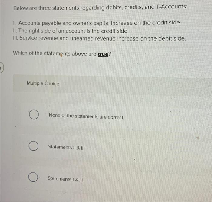 Solved option 4: all of the statements are correctoption 5: | Chegg.com