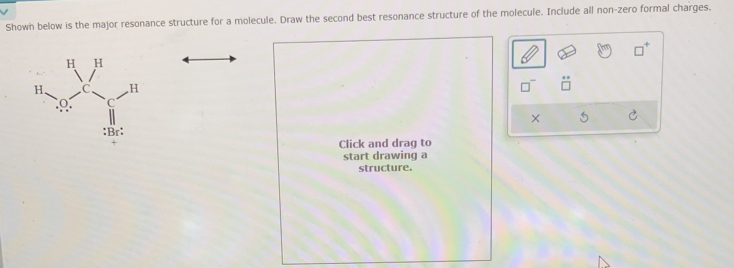 Solved Showin below is the major resonance structure for a | Chegg.com