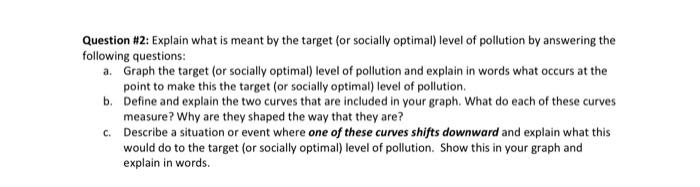 Solved ENVIRONMENTAL ECON/ Explain what is meant by the | Chegg.com