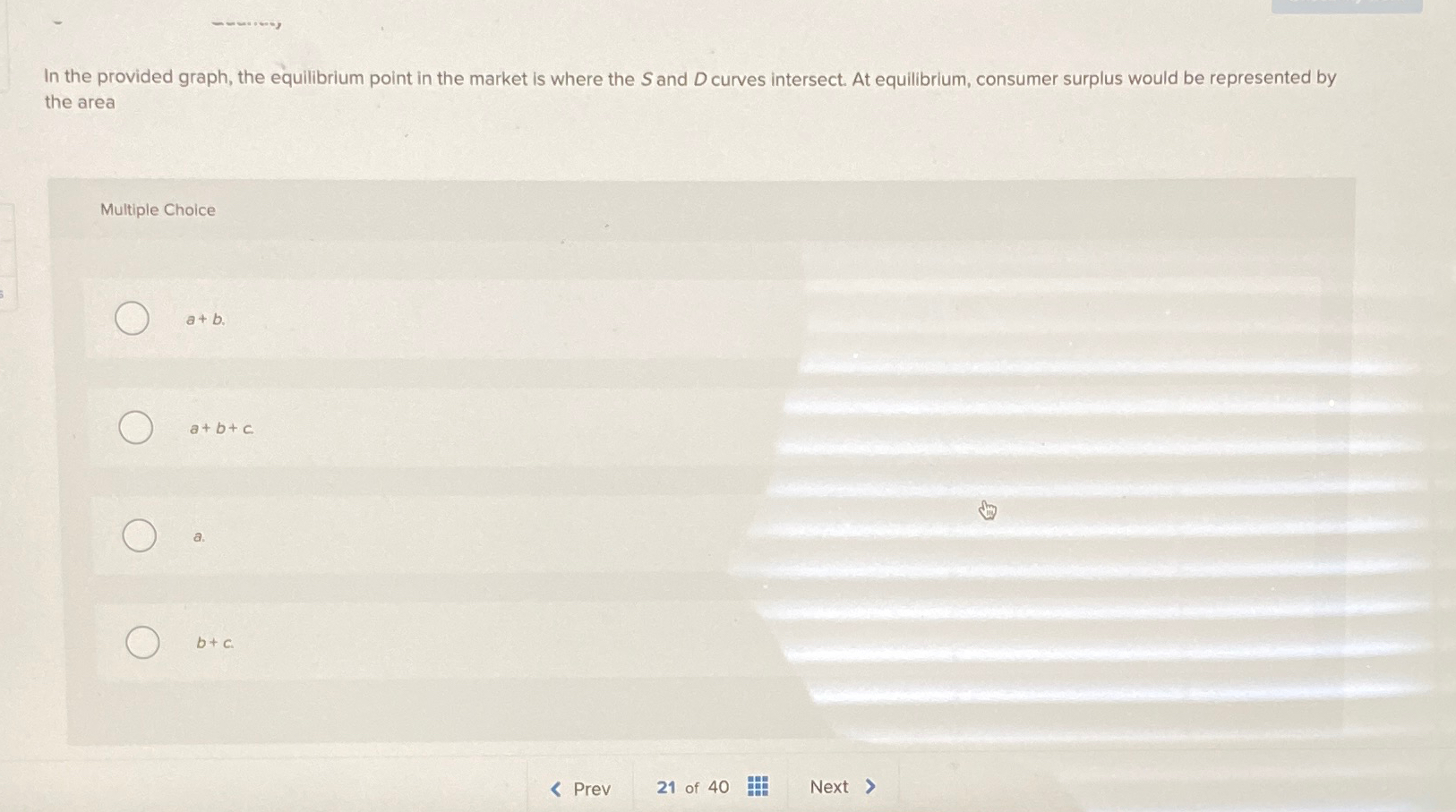 Solved In the provided graph, the equilibrium point in the | Chegg.com