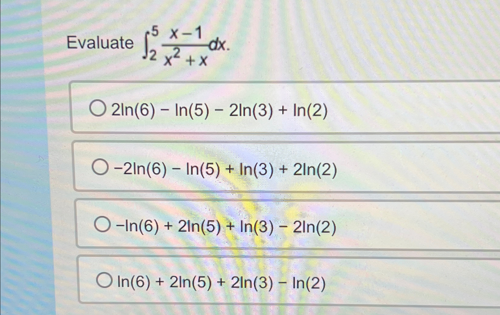 Solved Evaluate | Chegg.com