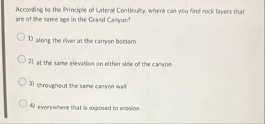 [Solved]: According to the Principle of Lateral Continuity,