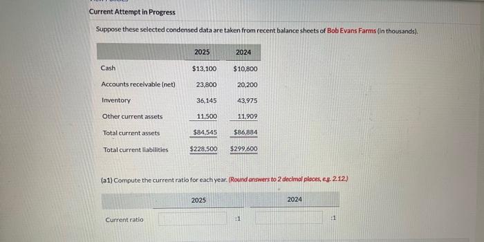 Solved Current Attempt in Progress Suppose these selected | Chegg.com
