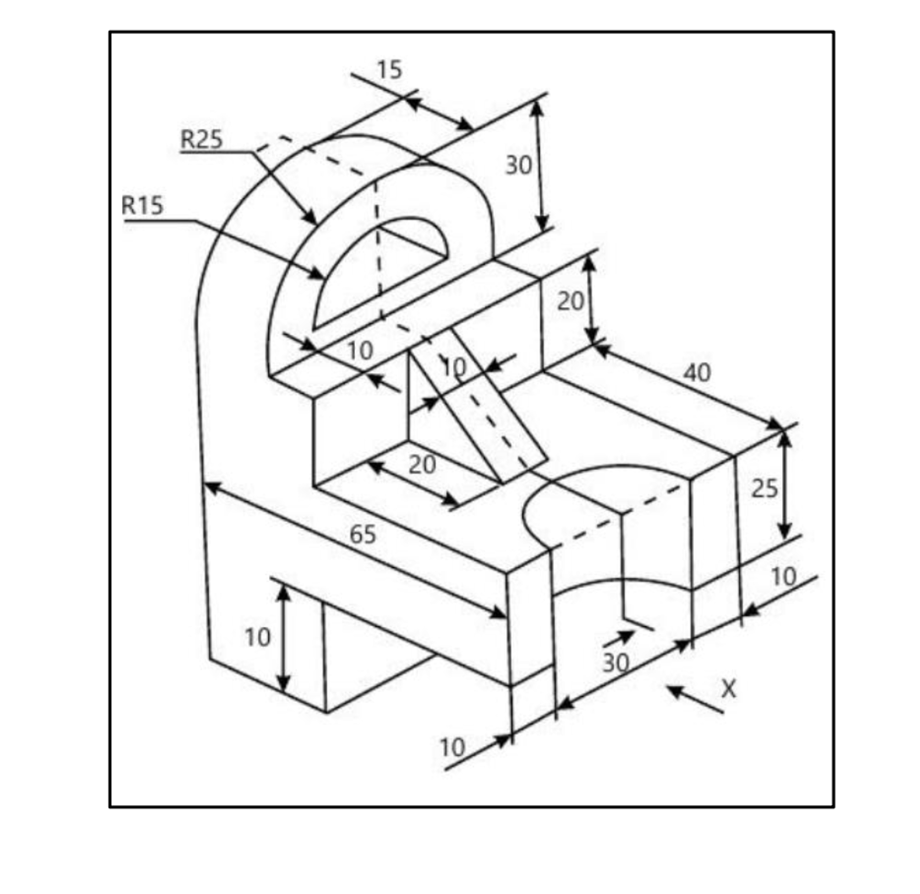 Solved How to draw this diagram in solidworks? | Chegg.com