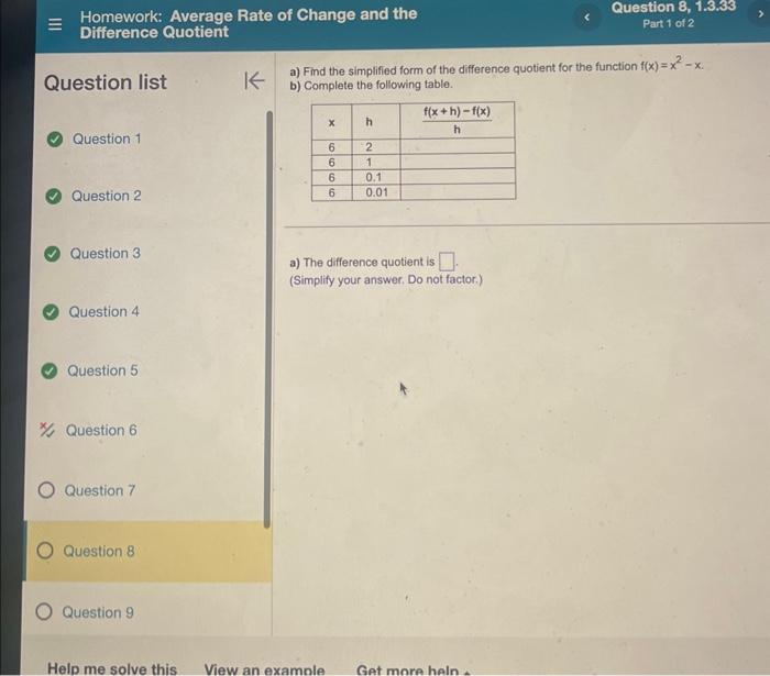 Solved Question list Question 1 Question 2 Question 3 | Chegg.com