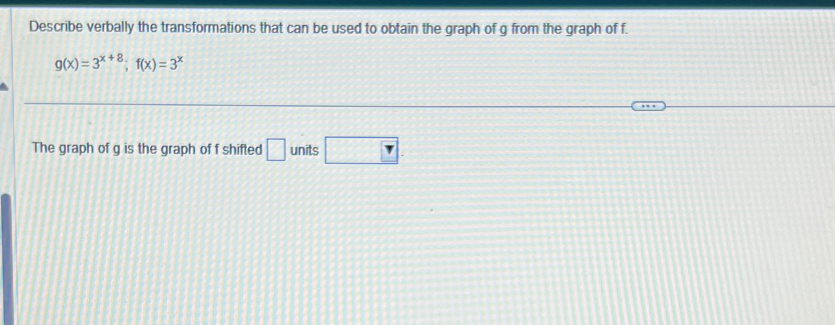 Solved Describe verbally the transformations that can be | Chegg.com