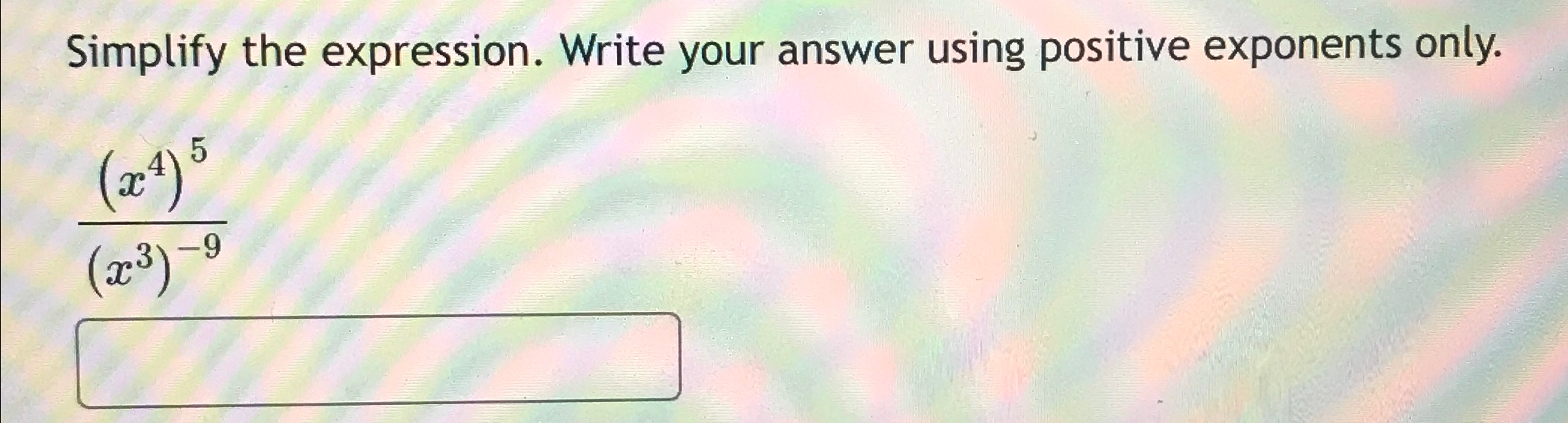 Solved Simplify the expression. Write your answer using | Chegg.com