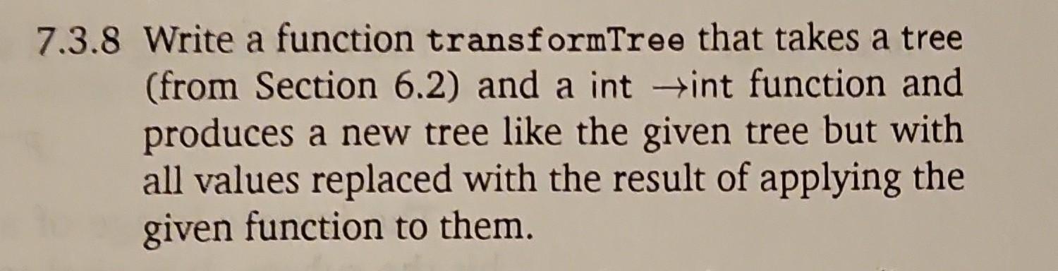Solved Please do this in SML The Section 6.2 part is asking | Chegg.com
