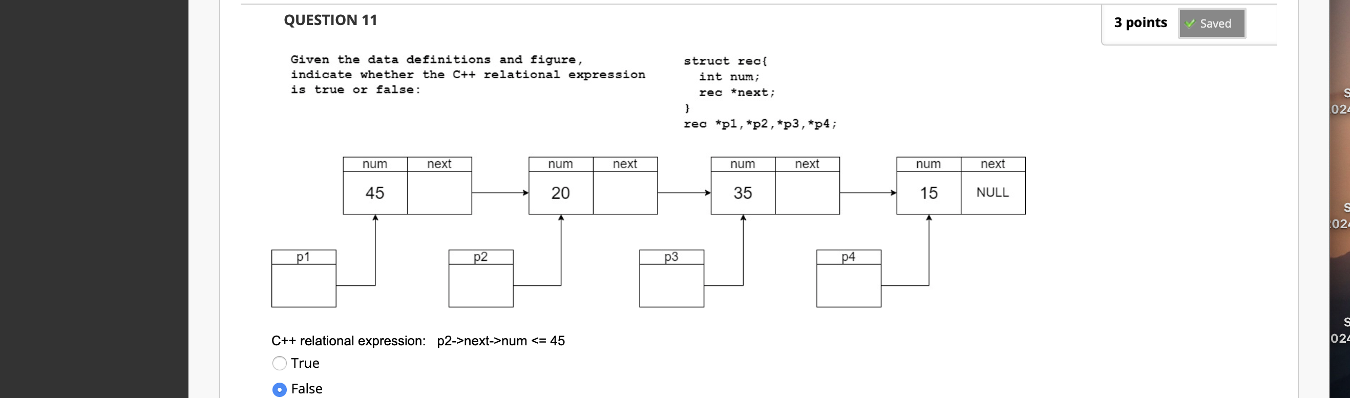 Solved QUESTION 11Given the data definitions and | Chegg.com