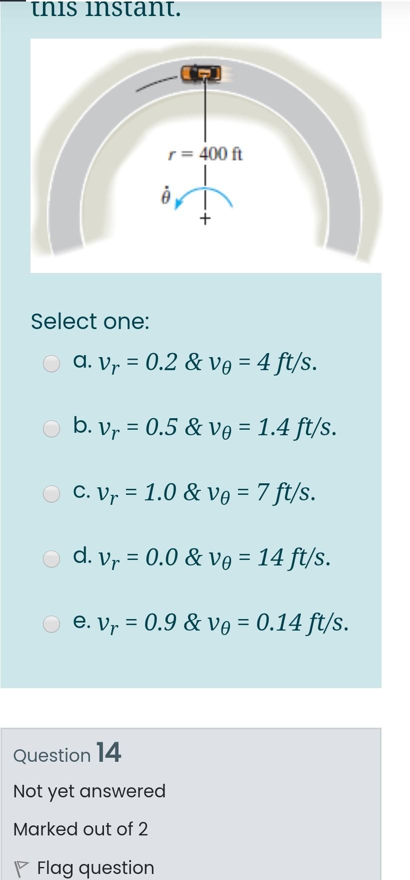 Solved The car travels along the circular curve having a | Chegg.com