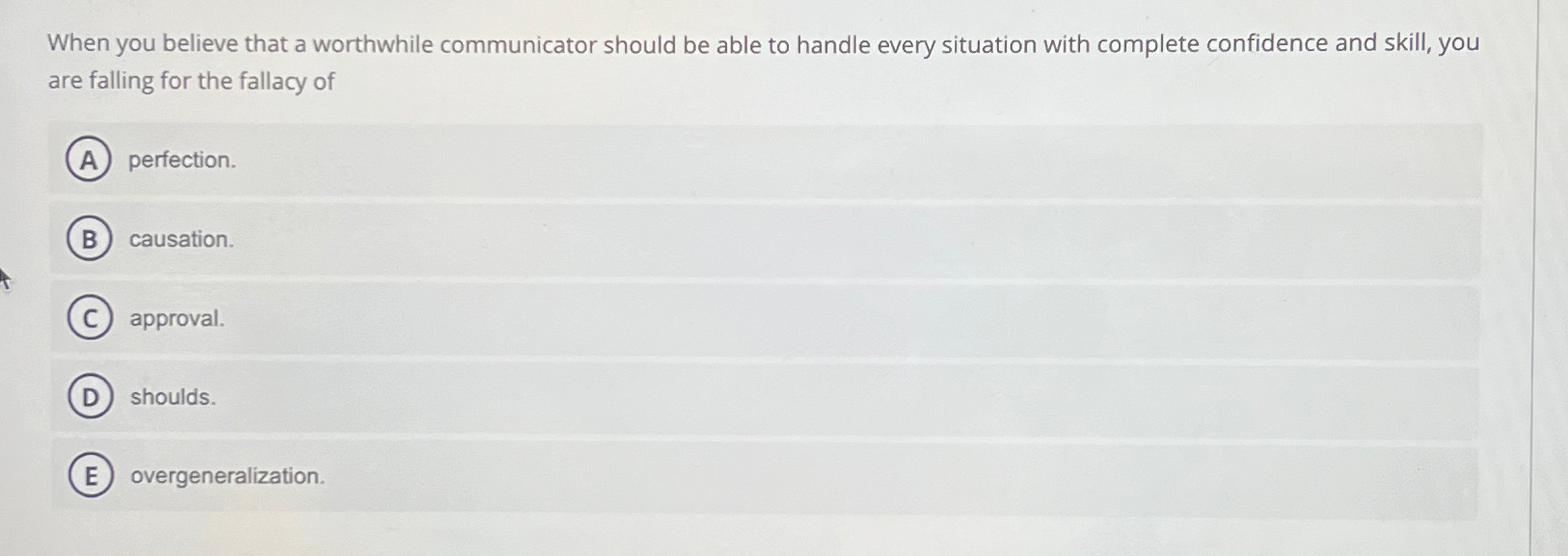 Solved When you believe that a worthwhile communicator | Chegg.com