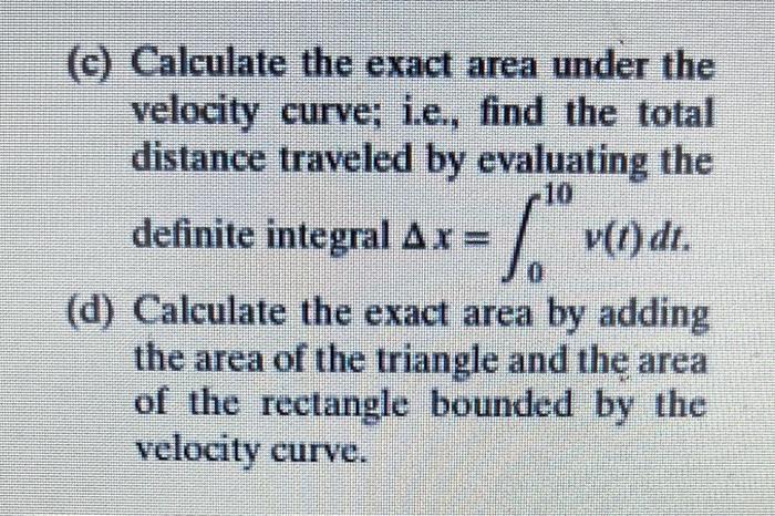 Solved -3. The velocity of an object as a function of time | Chegg.com