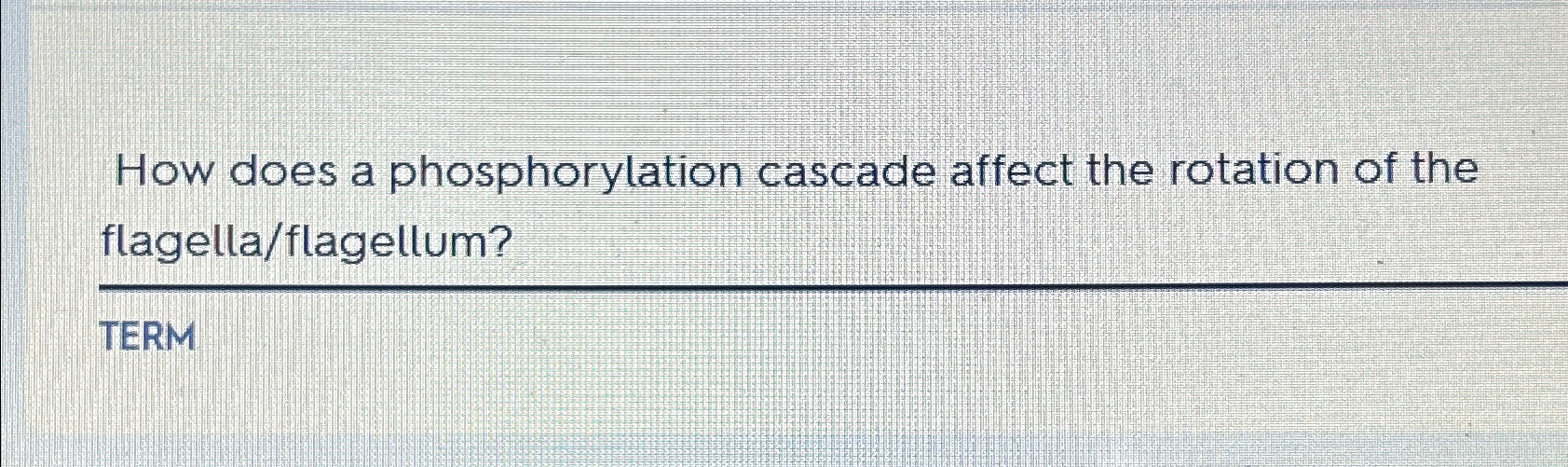 Solved How does a phosphorylation cascade affect the | Chegg.com