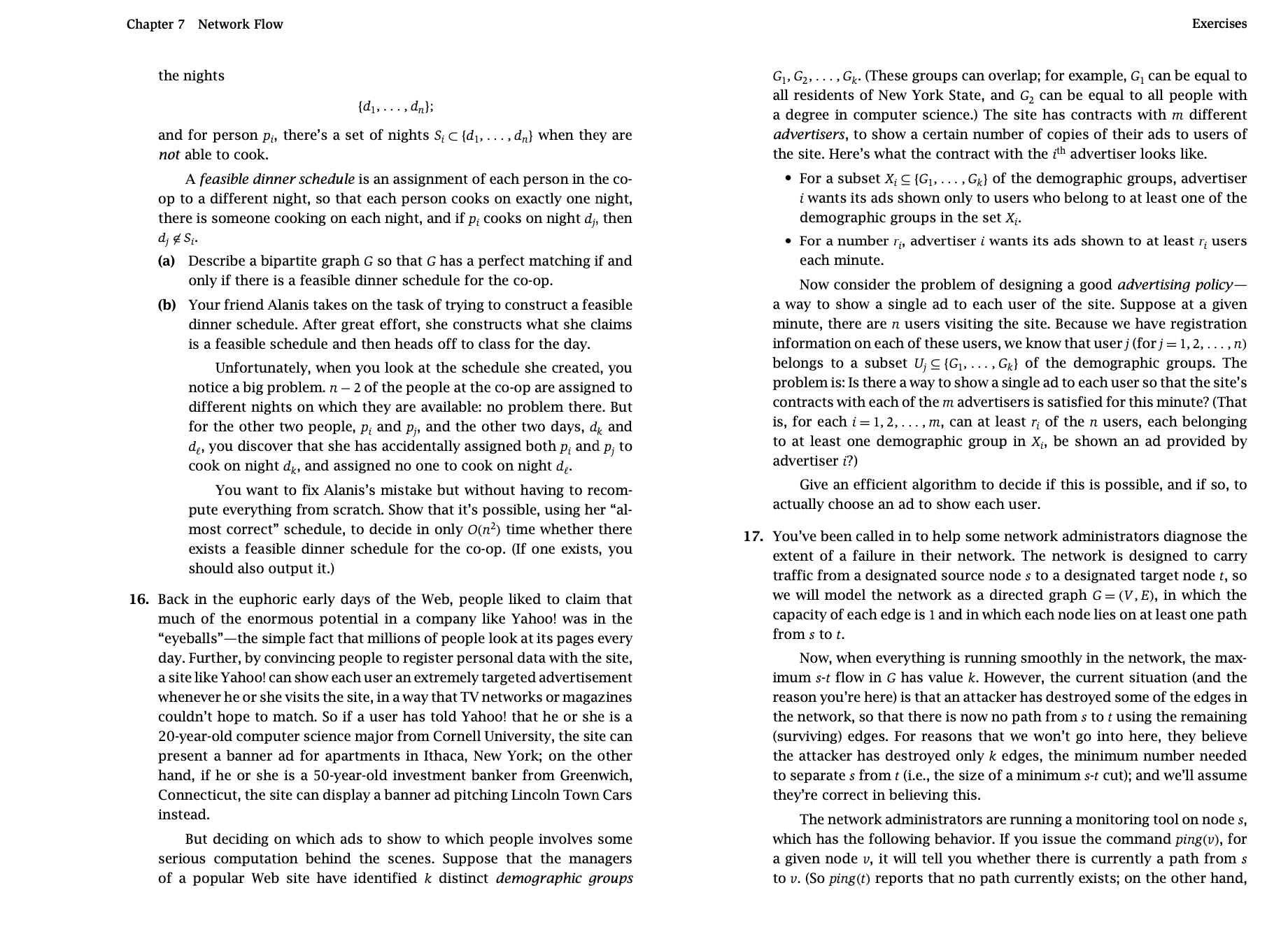 Solved Please answer question 16. ﻿Give an efficient | Chegg.com