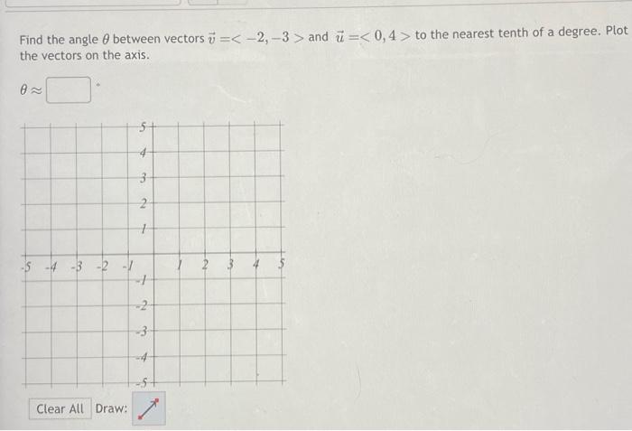 Solved Use the given pair of vectors u= 5b,−511 ,v= 51,511 | Chegg.com
