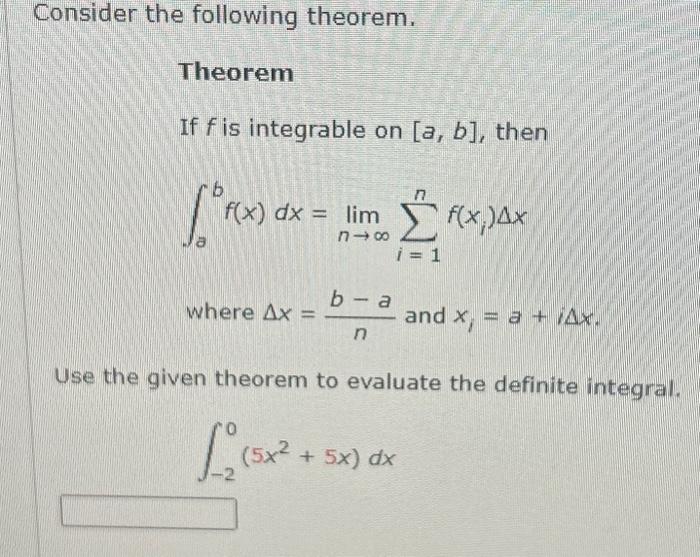 Solved Consider the following theorem. Theorem If f is | Chegg.com