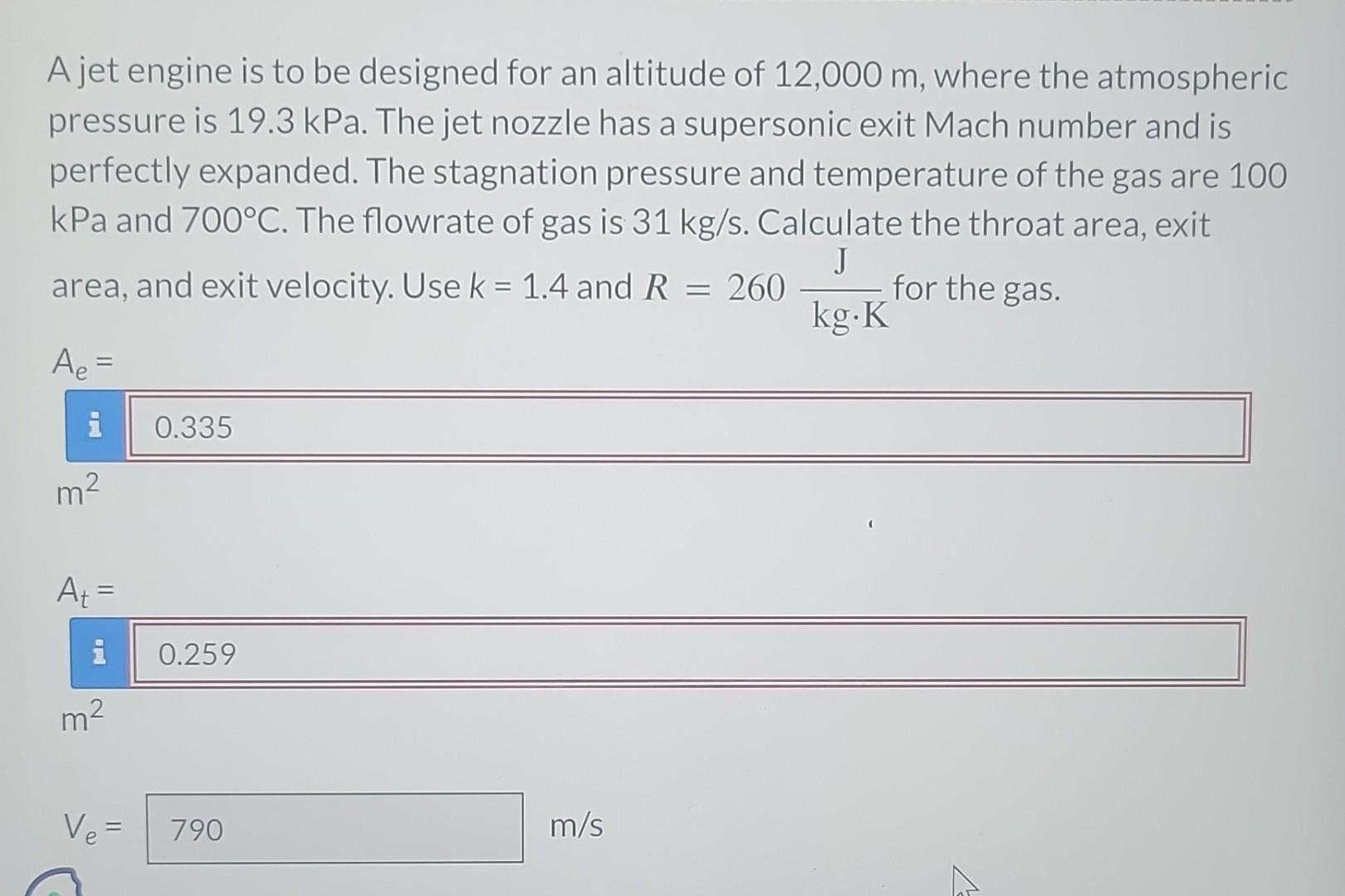 Solved A jet engine is to be designed for an altitude of | Chegg.com