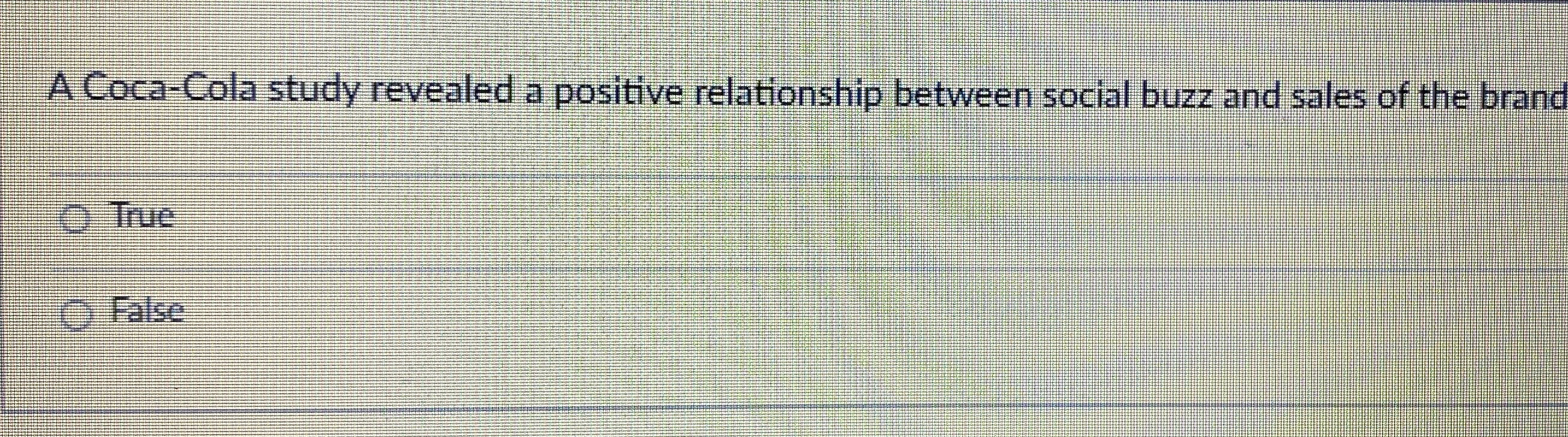 Solved A Coca-Cola study revealed a positive relationship | Chegg.com