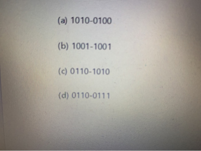 Solved The following binary numbers have a signed-2's | Chegg.com