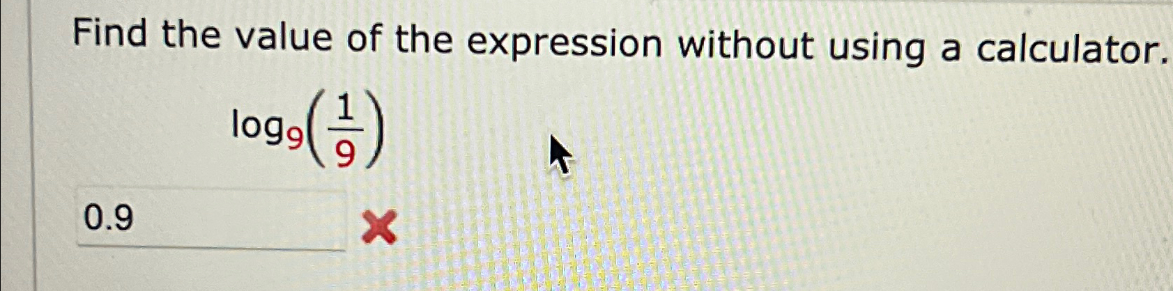 Solved Find the value of the expression without using a | Chegg.com