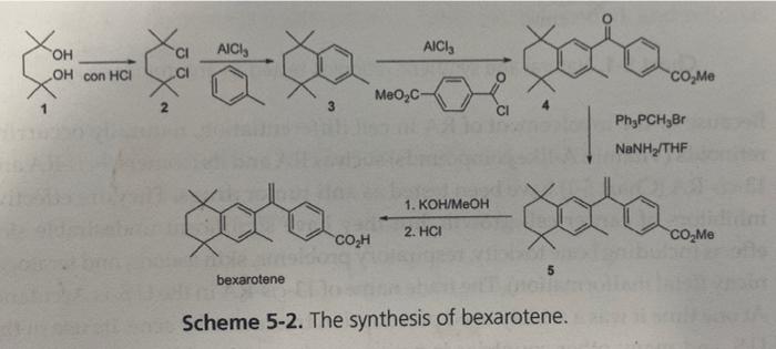 Solved indicate what step in the synthesis of bexarotene in | Chegg.com