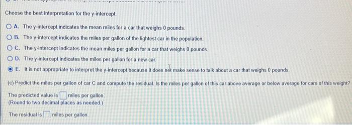 Solved (a) Find the least-squares regression line treating | Chegg.com