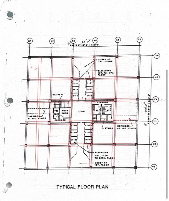 Attached are drawings for a 20 story office building. | Chegg.com