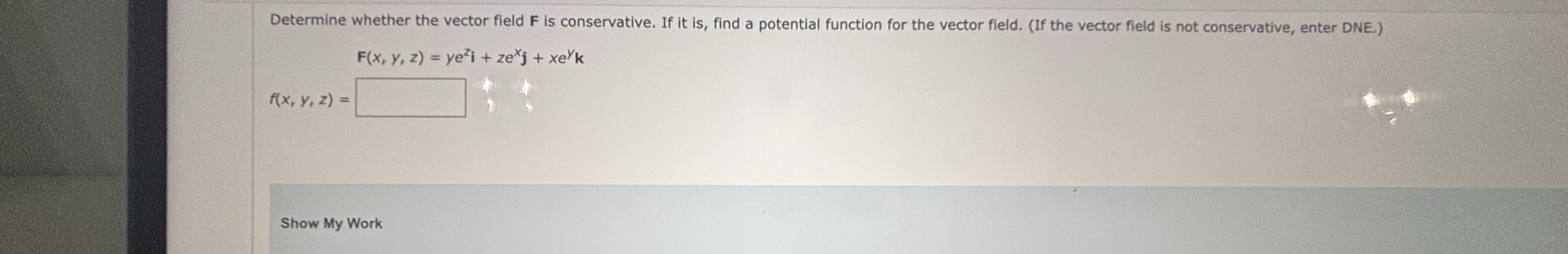 Solved Determine whether the vector field F ﻿is | Chegg.com