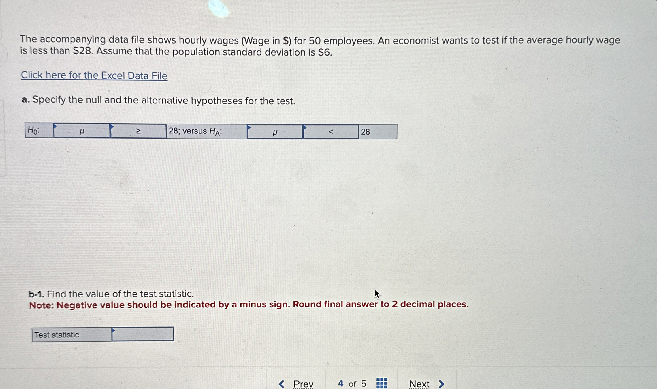 The accompanying data file shows hourly wages (Wage | Chegg.com