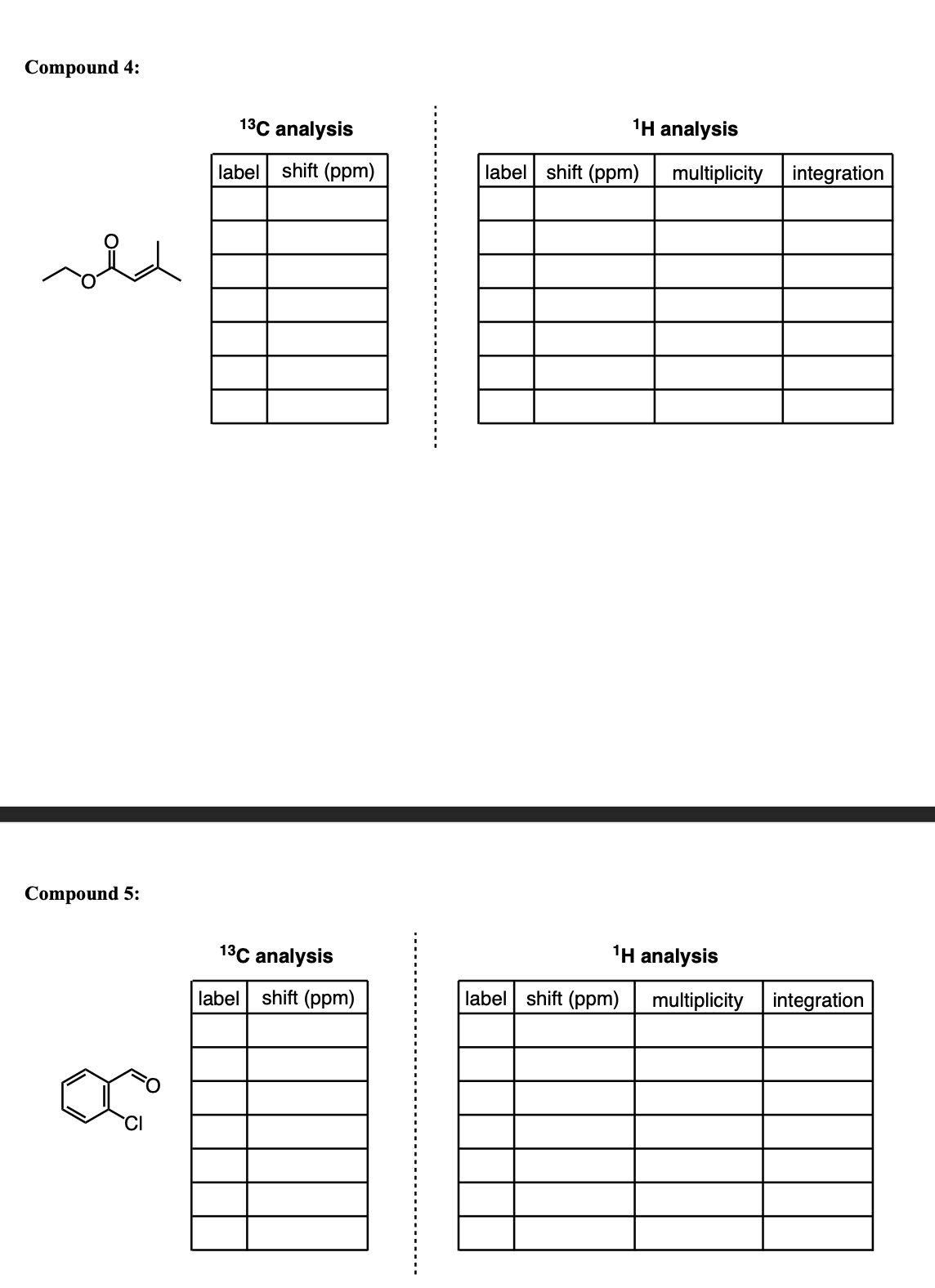 Solved A. ﻿The number of signals in the 13C NMR spectrum [1 | Chegg.com