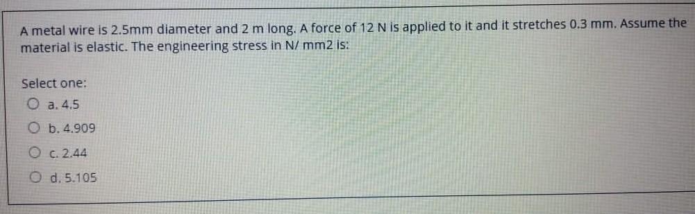 Solved The modulus of rigidity (shear modulus) of a circular | Chegg.com