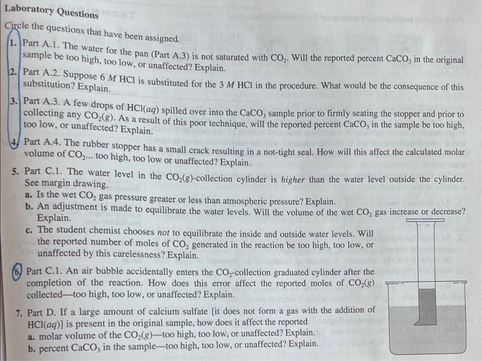 Solved Circle the questions that have been assigned. 1. Part | Chegg.com
