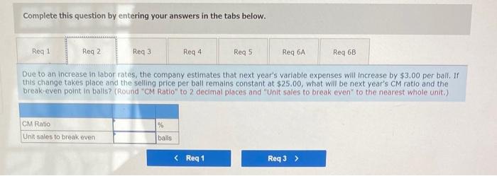Solved Problem 5-20 (Algo) CVP Applications: Break-Even | Chegg.com