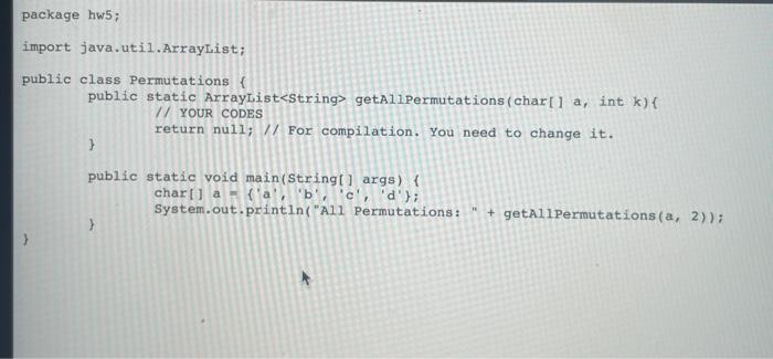 Solved Problem 4 All Permutations 25 Description Given A