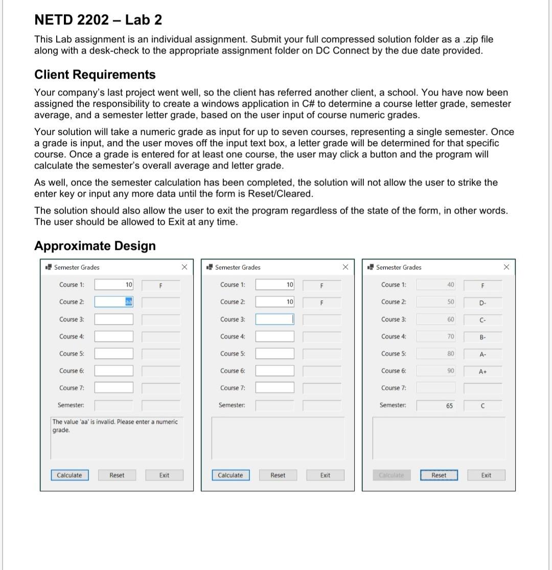 Netd 2202 Lab 2 This Lab Assignment Is An 