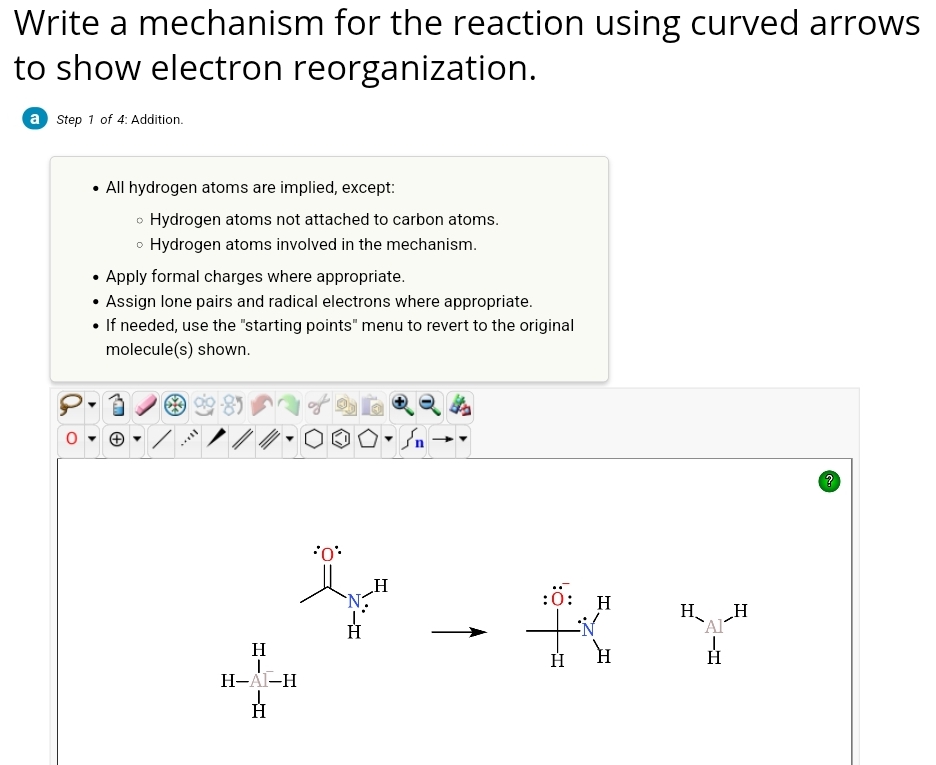 Solved Write a mechanism for the reaction using curved | Chegg.com