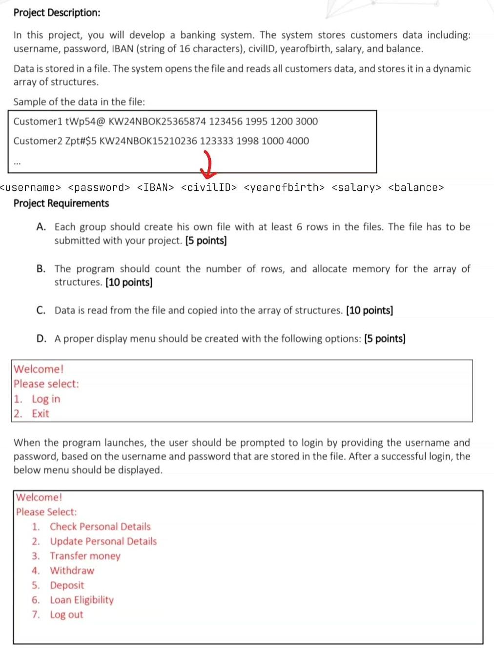 Solved Project Description: In this project, you will | Chegg.com