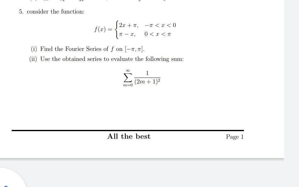 Solved 5. consider the function: f(3) = 2.0