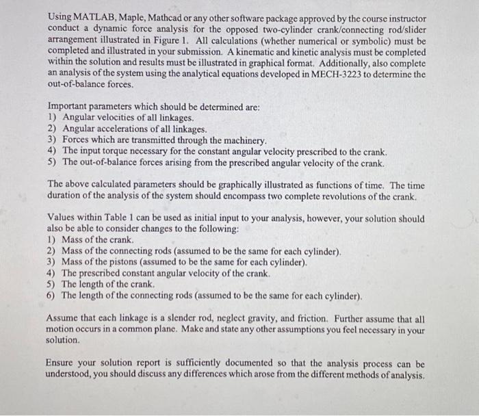 Solved Using MATLAB, Maple, Mathcad or any other software | Chegg.com