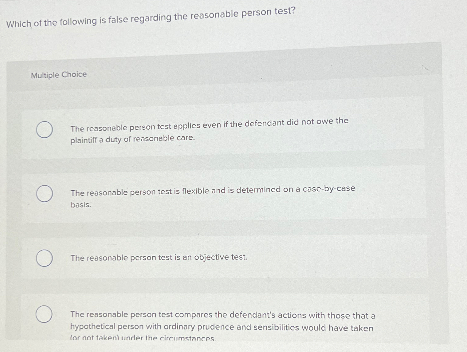 Solved Which of the following is false regarding the | Chegg.com