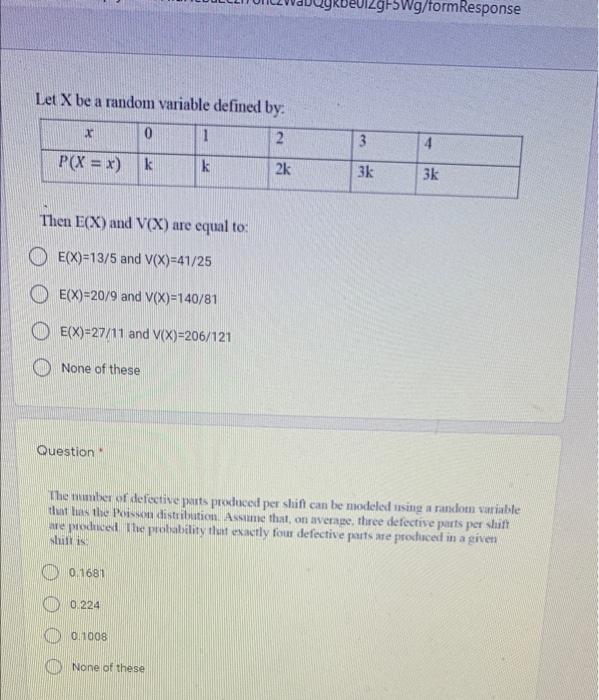 Solved 129F5Wg/formResponse Let X be a random variable | Chegg.com